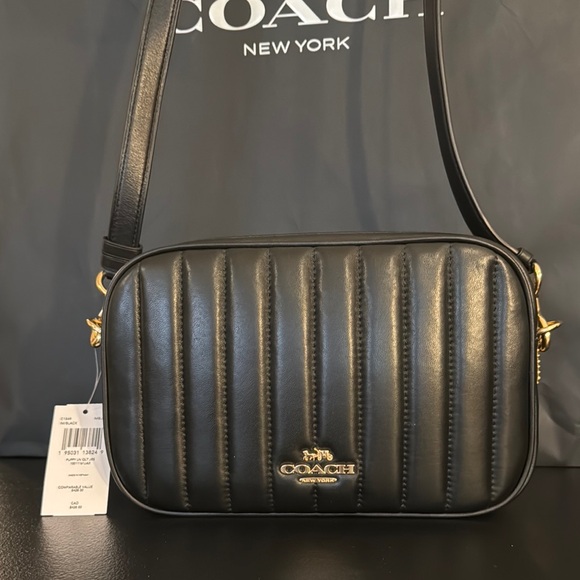 Coach | Bags | Coach Jes Puffy Napa Quilted Leather Black Crossbody Bag ...